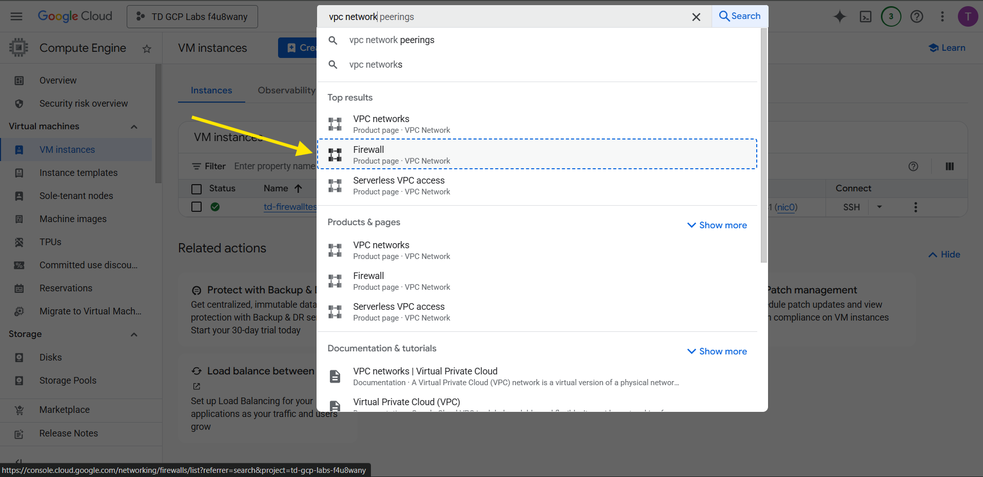Guided Lab: Configuring Firewall Rules to Secure and Access a VM - Tutorials Dojo