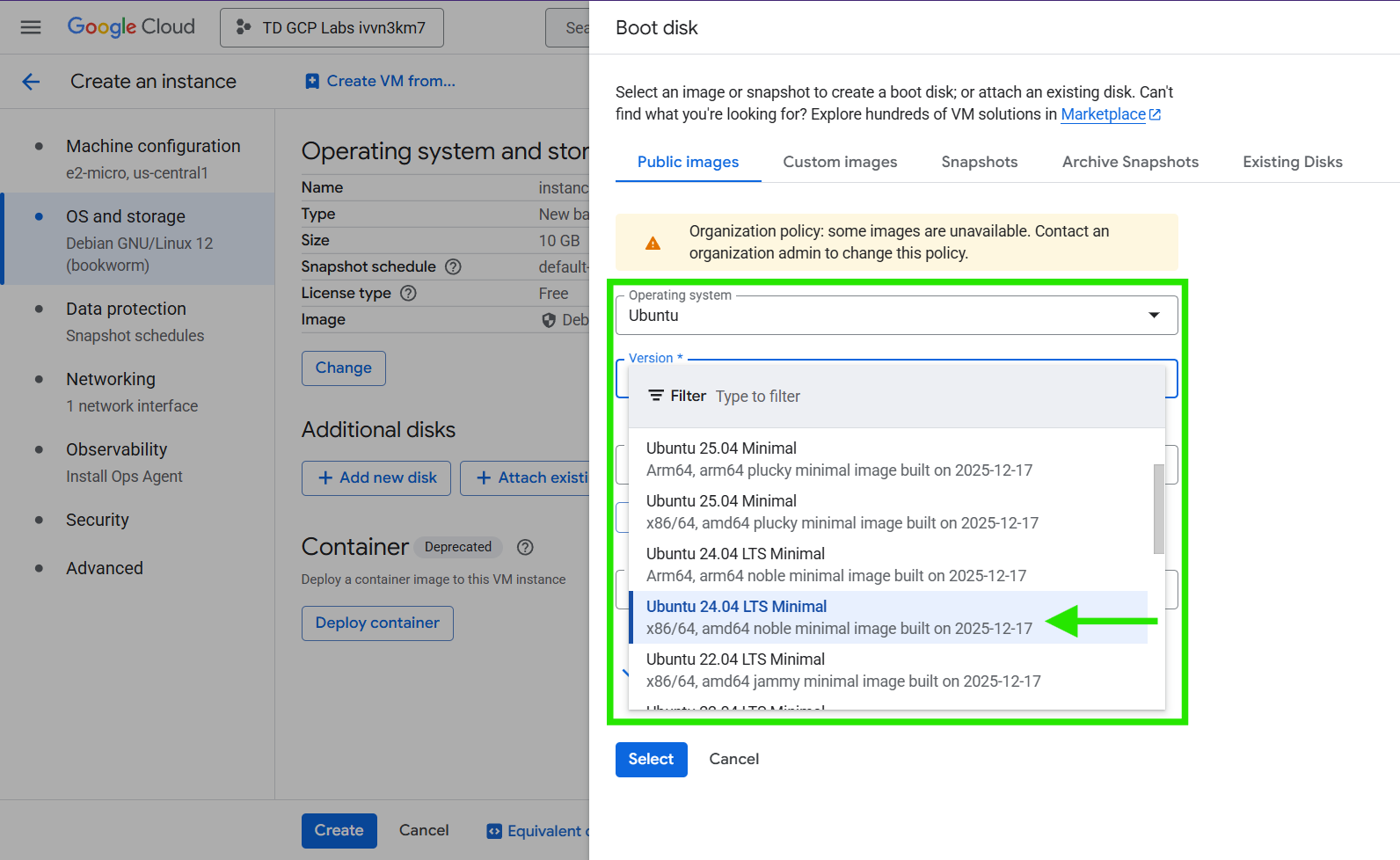 Guided Lab: Setting Up and Managing a Database on a VM Instance ...