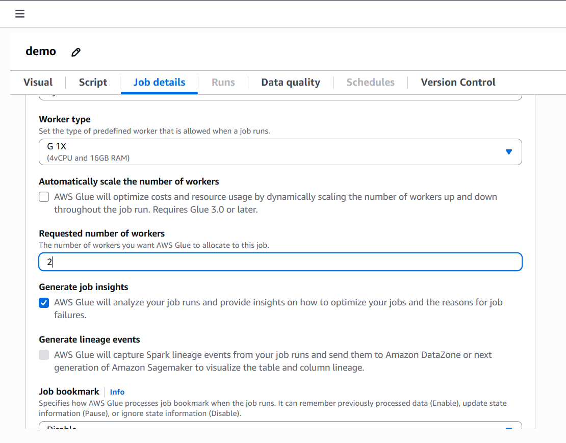 Guided Lab: Simplifying ETL Job Creation with AWS Glue Visual ETL ...