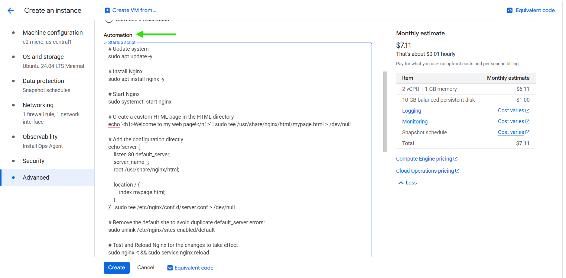 Guided Lab: Using Startup Scripts in GCP VM Instances - Tutorials Dojo
