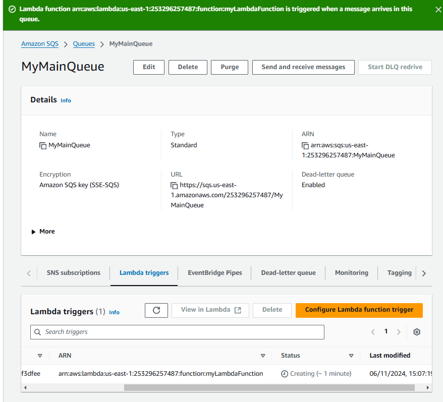 Guided Lab: Configuring Dead Letter Queues (DLQ) in Amazon SQS - Tutorials Dojo