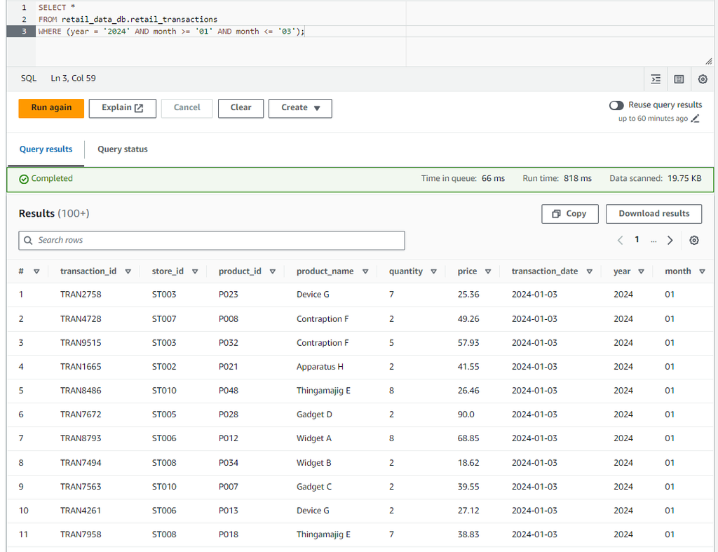 Guided Lab: Creating Amazon Athena Partitioned Tables - Tutorials Dojo