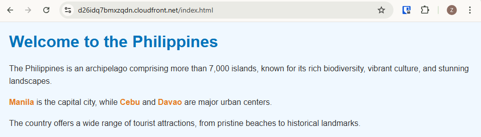 Guided Lab: Getting Started with Amazon CloudFront - Tutorials Dojo