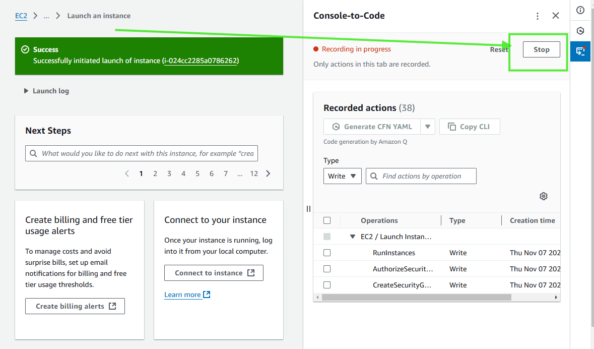 Guided Lab Creating An Amazon Ec2 Instance With Aws Console To Code