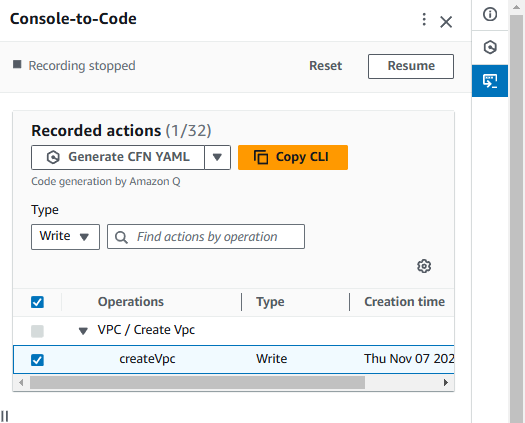 Guided Lab: Creating an Amazon VPC with AWS Console-to-Code - Tutorials Dojo