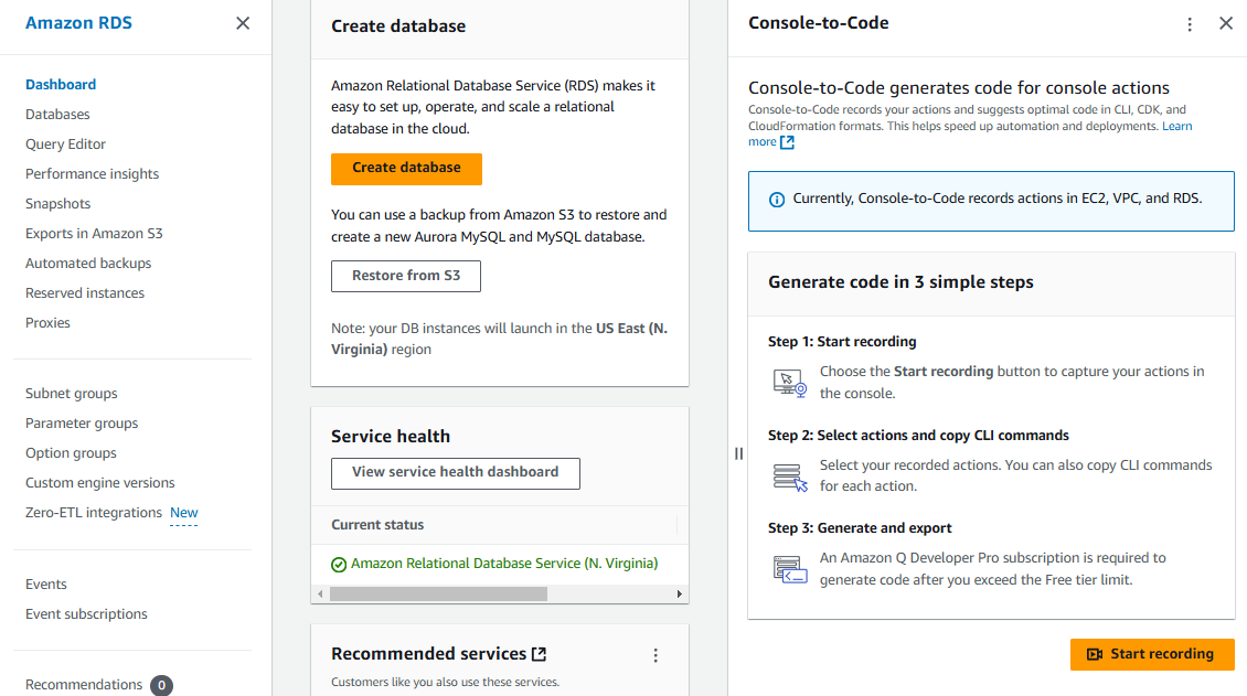 Guided Lab Creating An Amazon Rds Instance With Aws Console To Code Tutorials Dojo