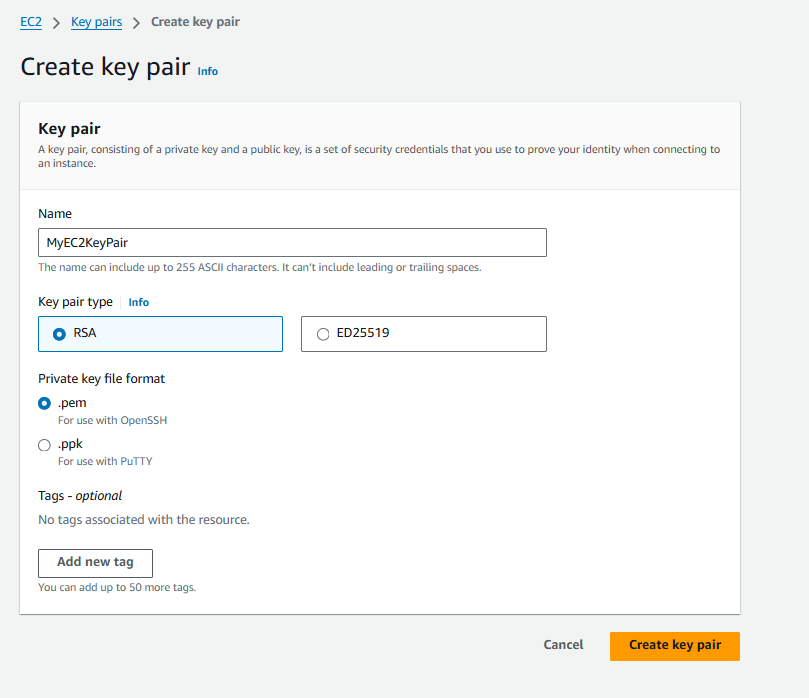 Guided Lab: Creating a Key Pair in Amazon EC2 - Tutorials Dojo