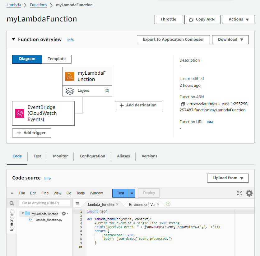 Guided Lab: Getting Started with Amazon EventBridge Events - Tutorials Dojo