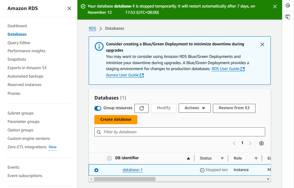 Guided Lab Creating An Amazon Eventbridge Rds Db Instance Event Rule