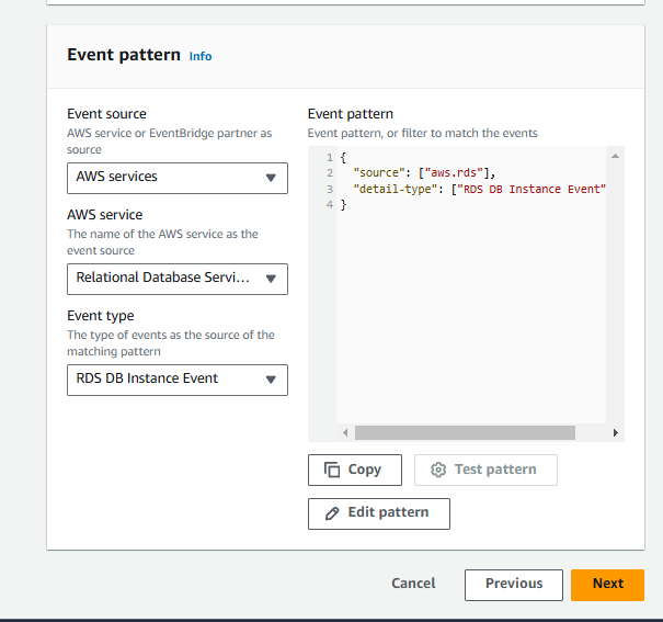 Guided Lab Creating An Amazon Eventbridge Rds Db Instance Event Rule