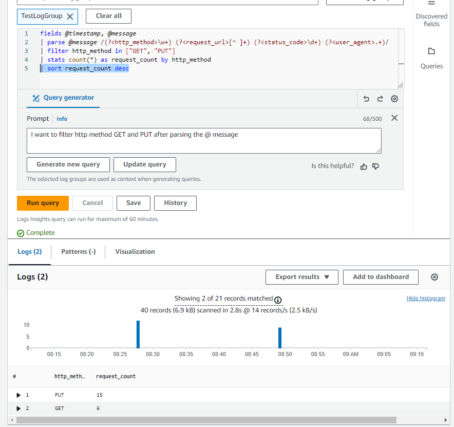 Guided Lab: Introduction to CloudWatch Logs Insights - Tutorials Dojo