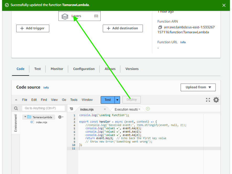 Guided Lab Creating A Nodejs Function In Aws Lambda Tutorials Dojo 1477