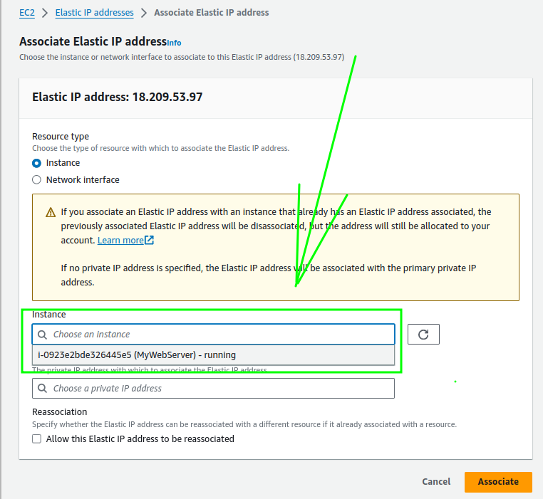 Guided Lab: Assigning an Elastic IP on Amazon EC2 - Tutorials Dojo