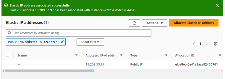 Guided Lab: Assigning an Elastic IP on Amazon EC2 - Tutorials Dojo