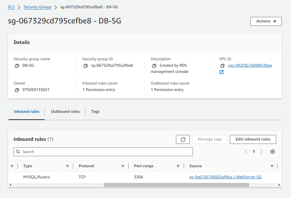 Guided Lab: Integrating Amazon RDS to Amazon EC2 Instance - Tutorials Dojo