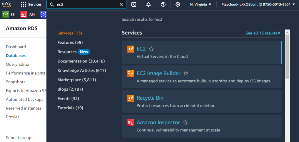 Guided Lab Integrating Amazon Rds To Amazon Ec2 Instance Tutorials Dojo