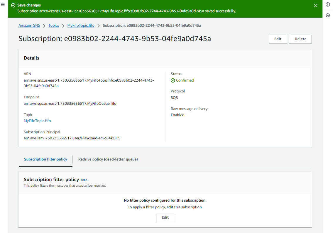 Guided Lab Integrating Sns Fifo Topic With Sqs Fifo Queue Tutorials Dojo