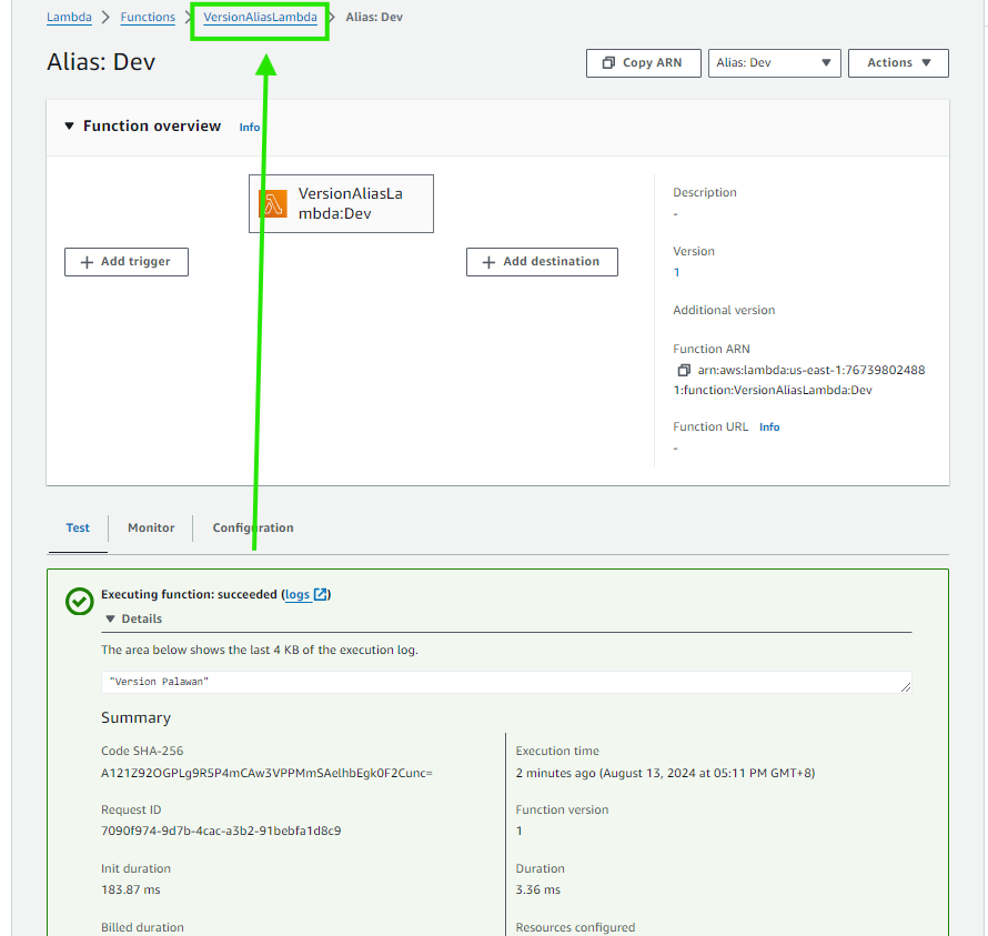 Guided Lab Aliases And Versions In Aws Lambda Tutorials Dojo