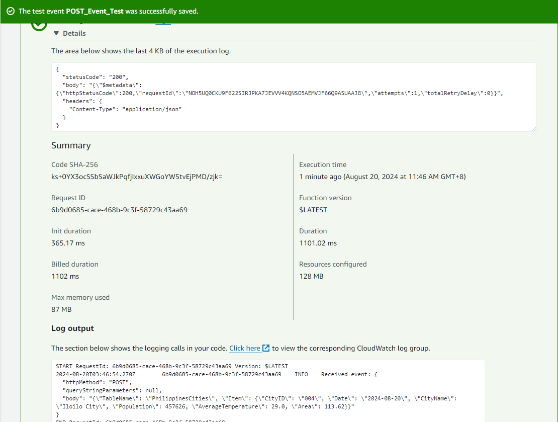 Guided Lab: Creating an AWS Lambda Function that Interacts with an ...