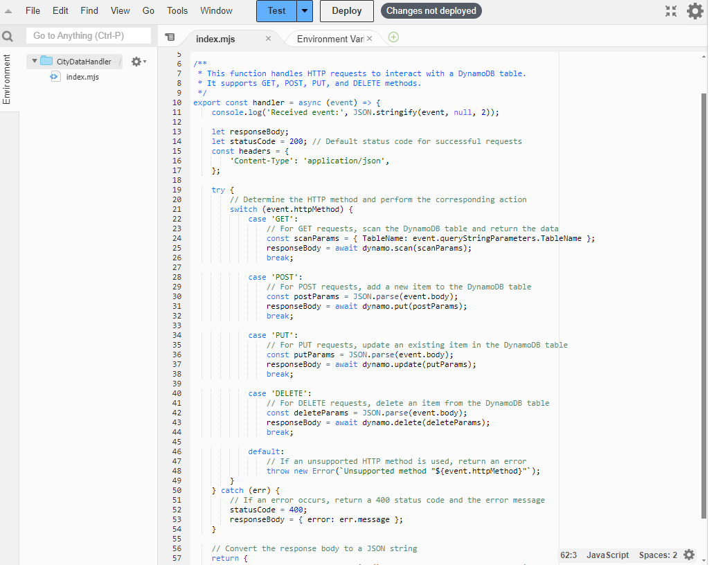 Guided Lab Creating An Aws Lambda Function That Interacts With An Amazon Dynamodb Table