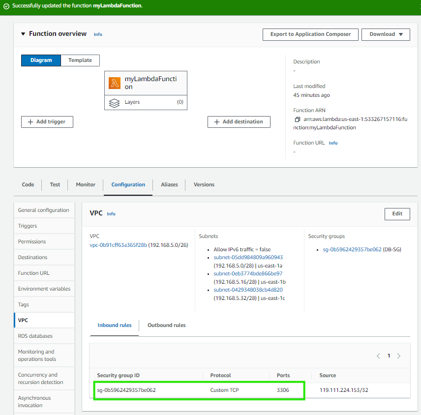Guided Lab: Connecting AWS Lambda to Amazon RDS - Tutorials Dojo
