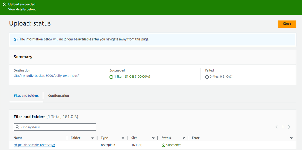 Guided Lab: Converting Text to Speech with Amazon Polly - Tutorials Dojo