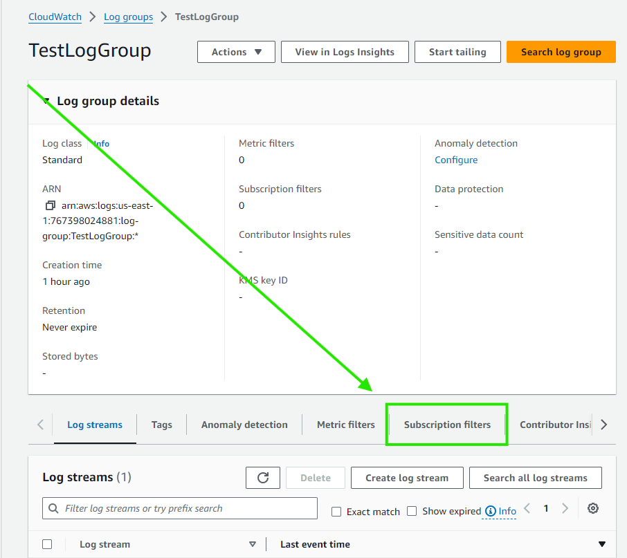 Guided Lab: Processing Amazon CloudWatch Logs with AWS Lambda - Tutorials Dojo