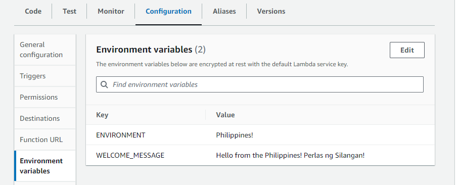 Guided Lab: Using Environment Variables in AWS Lambda - Tutorials Dojo
