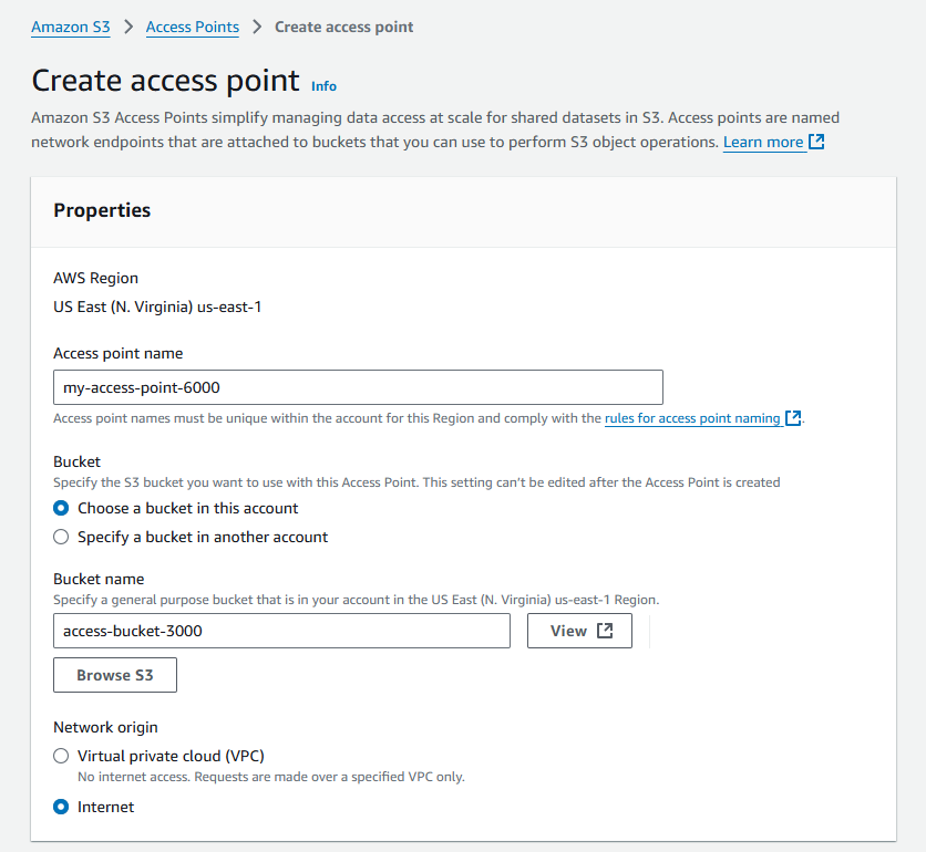 Guided Lab: Creating an Amazon S3 Access Point - Tutorials Dojo