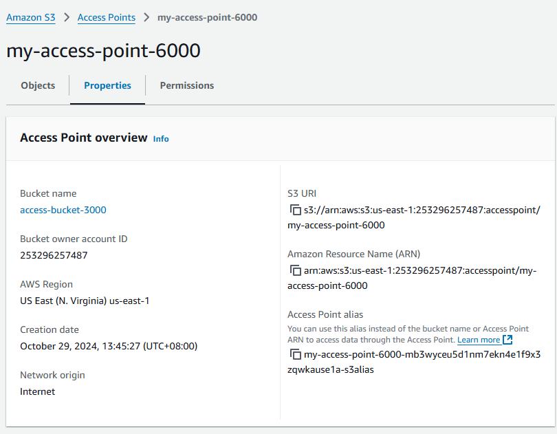 Guided Lab: Creating an Amazon S3 Access Point - Tutorials Dojo