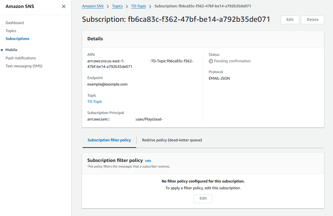 Guided Lab: Creating an Amazon SNS Email-JSON Subscription - Tutorials Dojo
