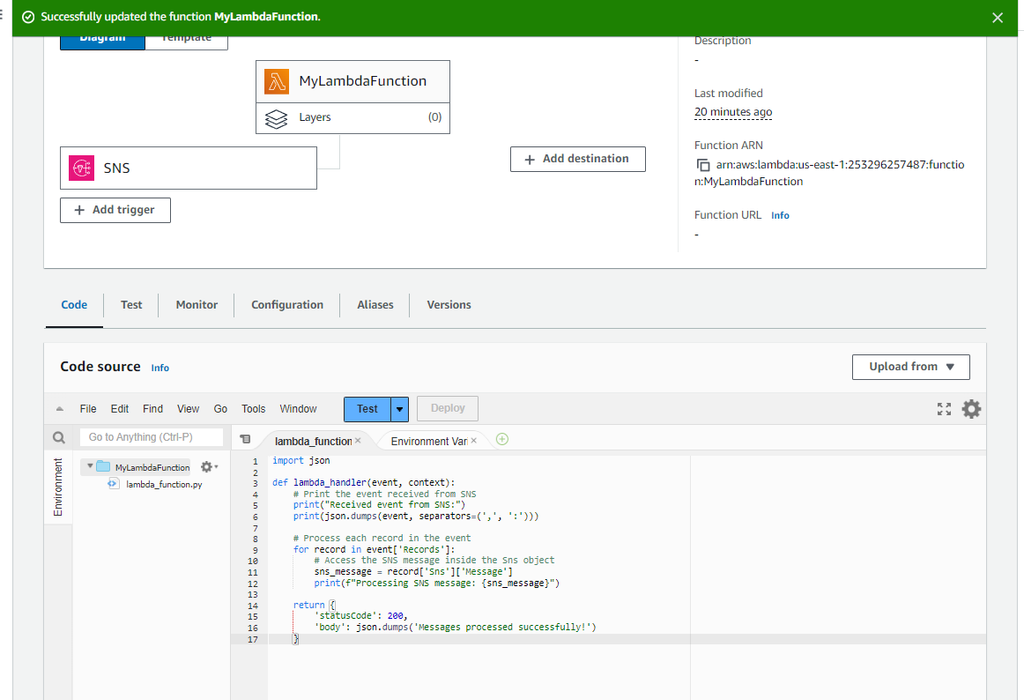 Guided Lab: Creating an Amazon SNS Standard Topic - Tutorials Dojo