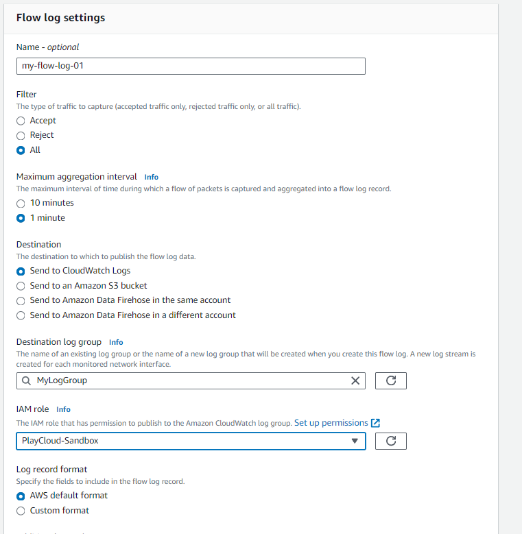 Guided Lab: Capture Network Traffic Information with VPC Flow Logs to ...